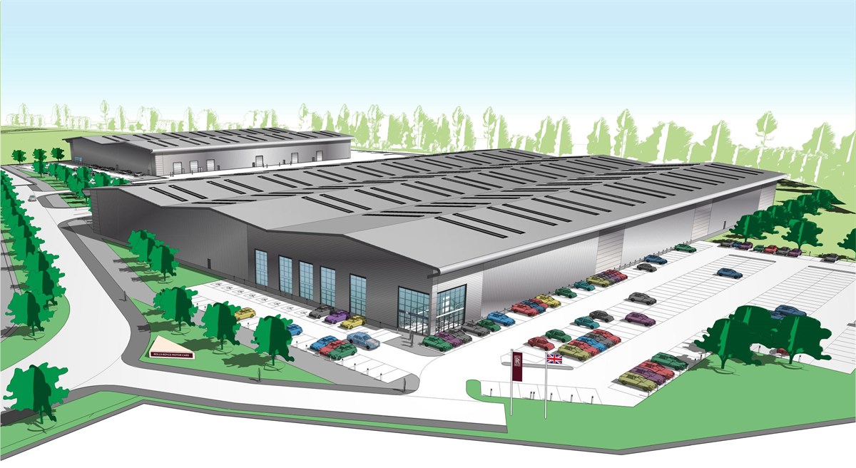 Construction of Rolls-Royce Motor Cars new Technology and Logistics ...