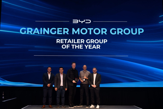 Grainger Motor Group wins double honour at first BYD UK awards | Car ...