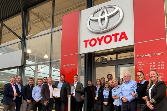 RRG Denton and Rochdale recognised as exceptional employers by Toyota ...