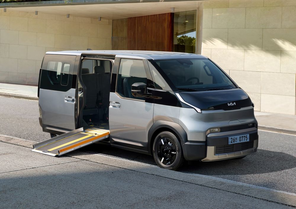Wheelchair-accessible Kia PV5 WAV Side Entry revealed | Manufacturer News