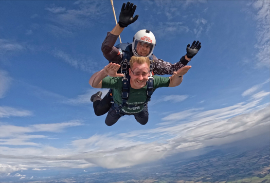 Winchester skydivers take 15,000ft leap of faith | people news