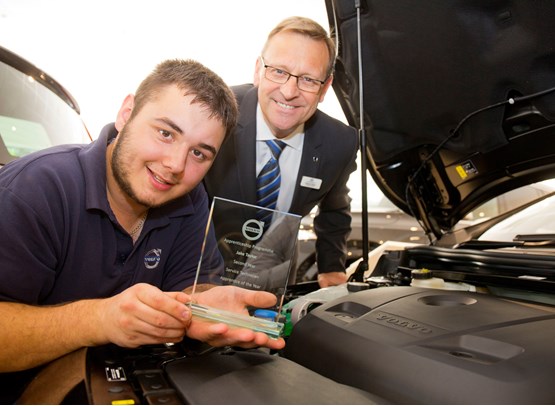 Bristol Street Motors Volvo celebrates apprentice award | AM-online