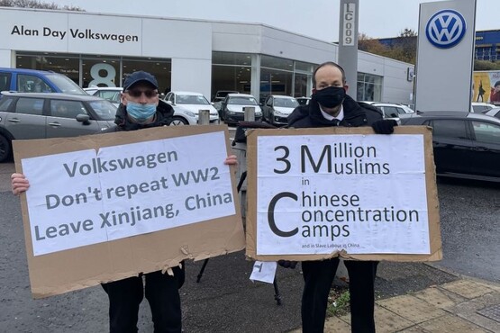 Innocent dealership targeted by protest against Volkswagen | Car dealer ...